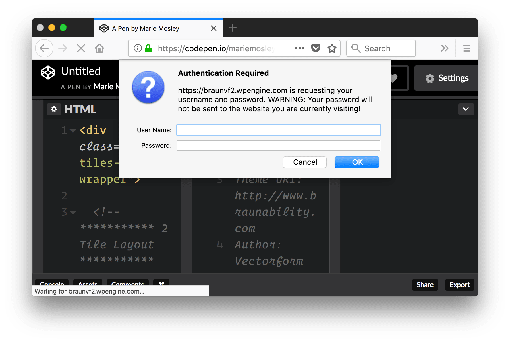 Loud Clapping Chrome Blocking Basic Auth Popups Codepen Blog
