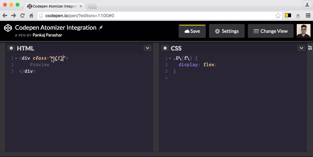 Chrome/Opera Extension for Atomizer - CodePen Blog