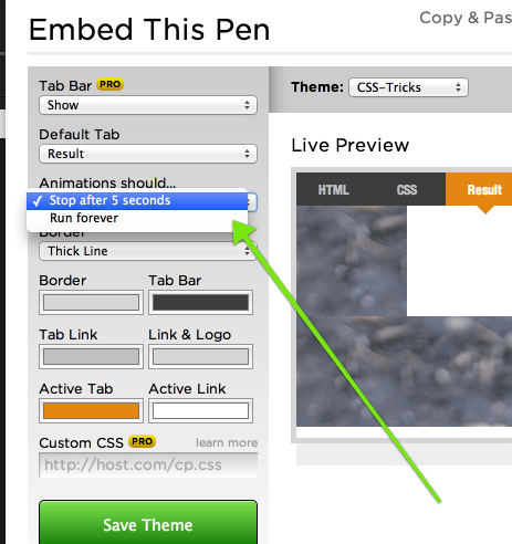 Embeds Now Default to Running Animations Without Stopping - CodePen Blog
