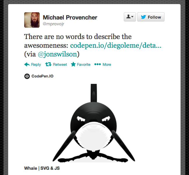 Pens have Twitter Cards - CodePen Blog