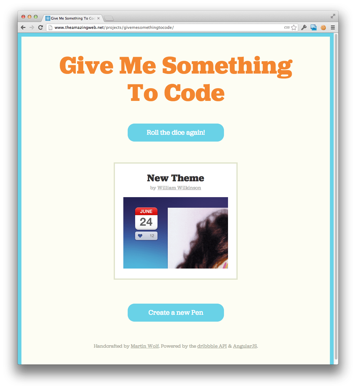 Give Me Something To Code - CodePen Blog