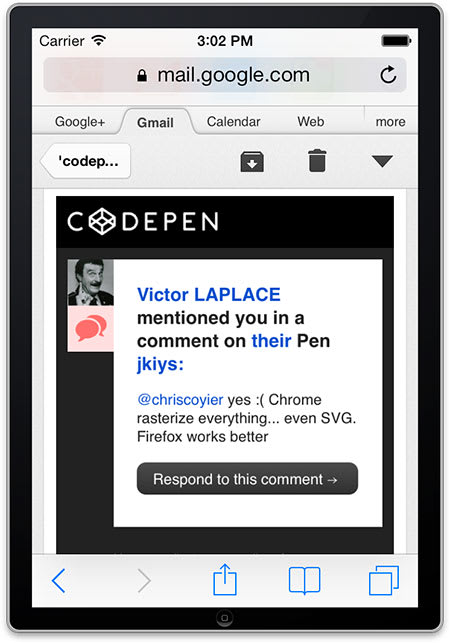 New Emails - CodePen Blog