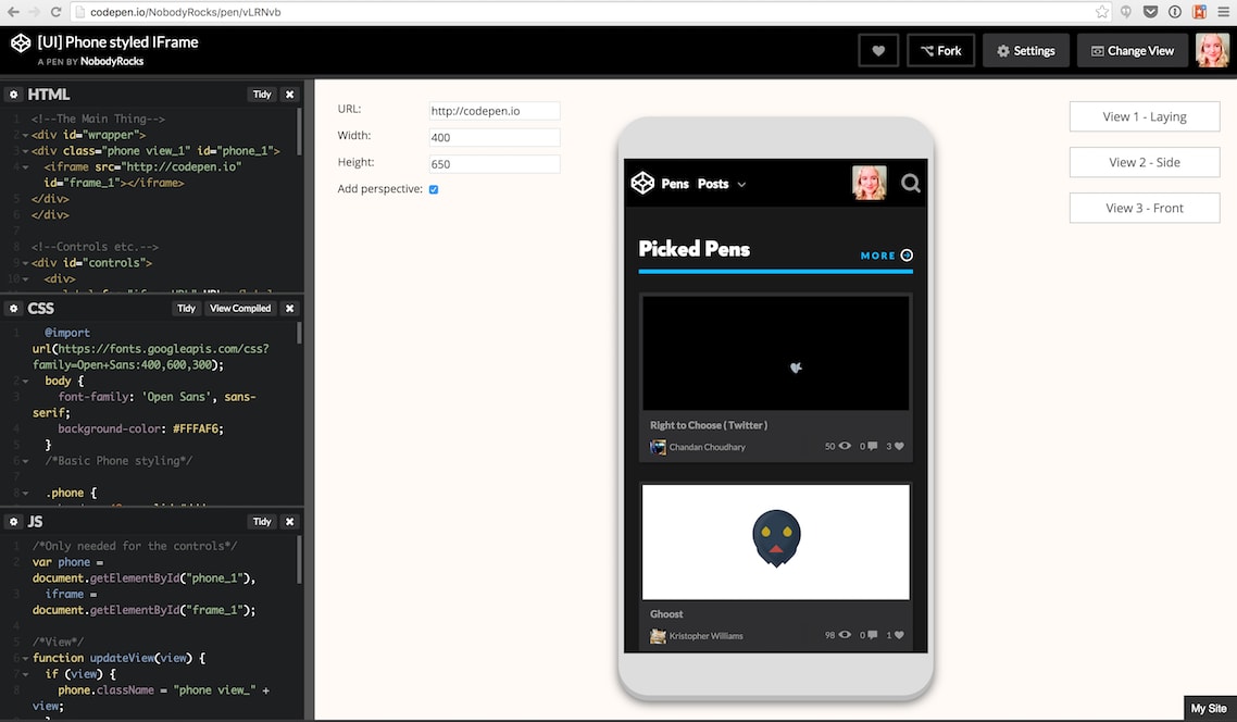 CodePen-ception Explained - CodePen Blog