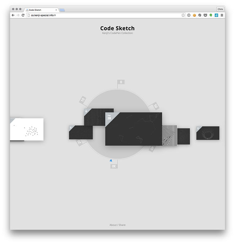 Kenji Saito's Code Sketch - CodePen Blog