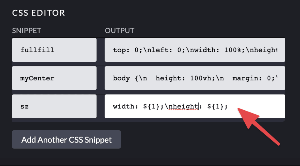 Custom Editor Snippets with Multiple Cursors - CodePen Blog