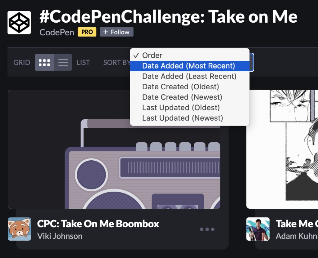 Collections: Reordered! - CodePen Blog