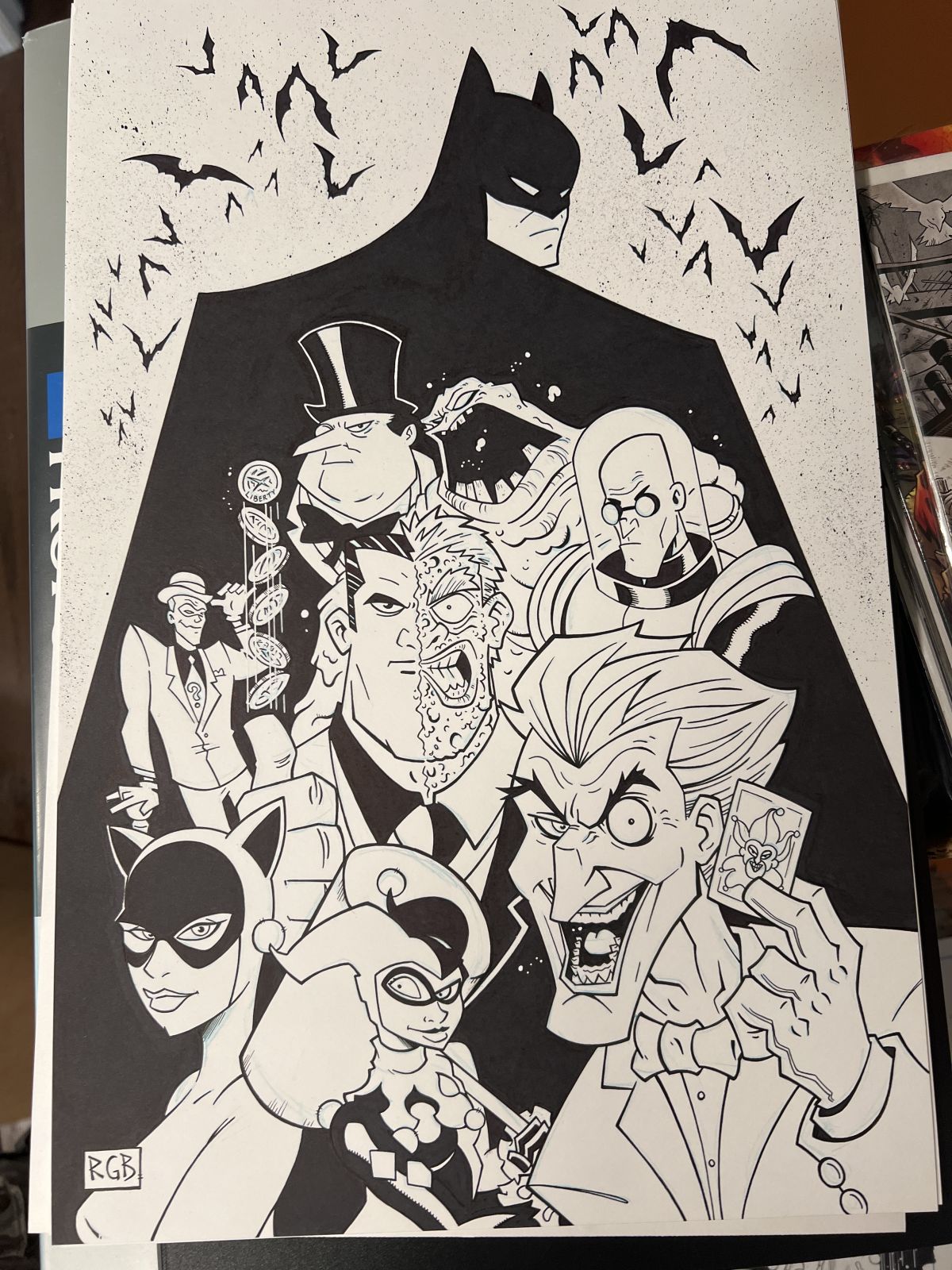 Batman Animated Series (Gallery Piece) Original Comic | Nerd Crawler