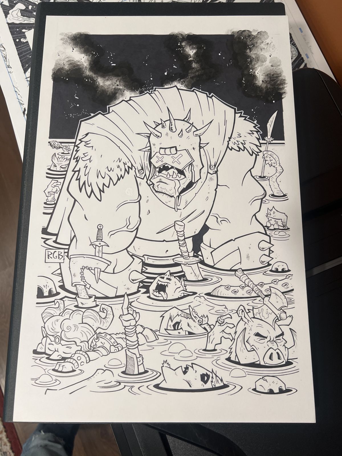 Murder Hobo #2 by Ryan Gary Browne Original Comic Art | Nerd Crawler