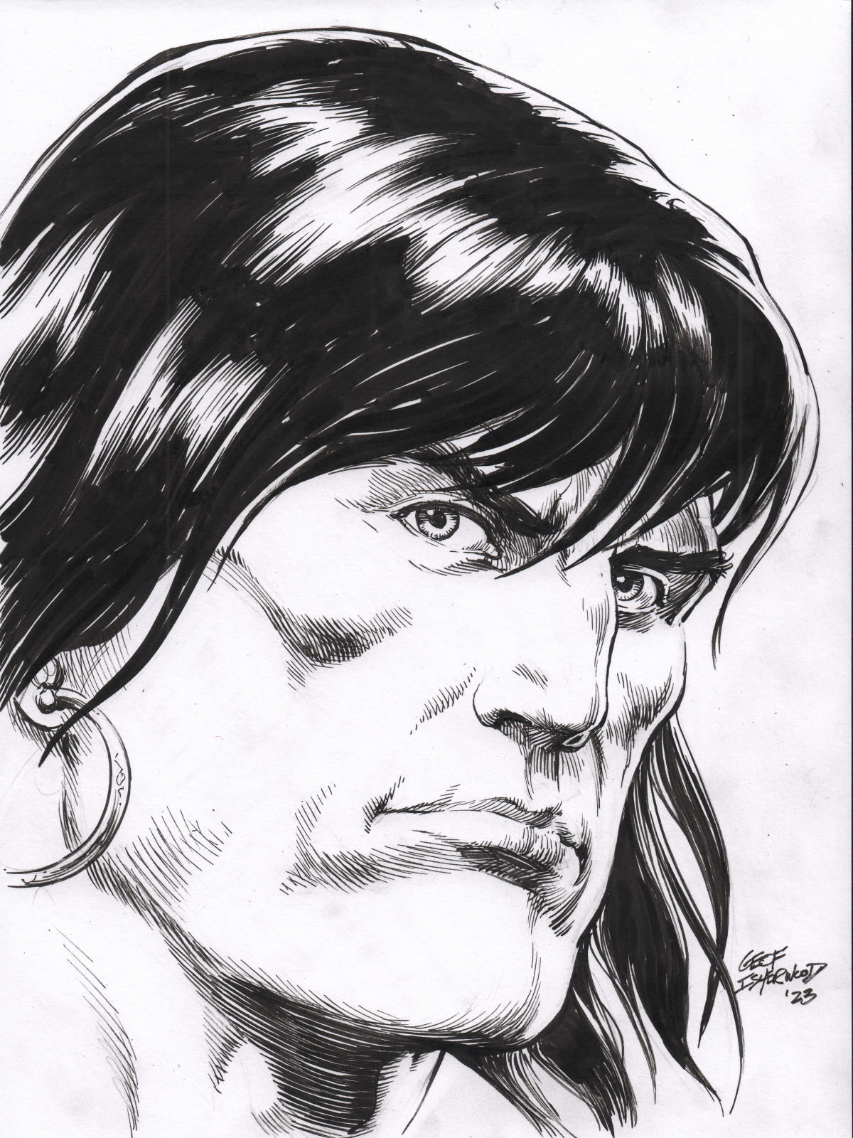 Conan by Geof Isherwood Original Comic Art Auction by | Nerd Crawler