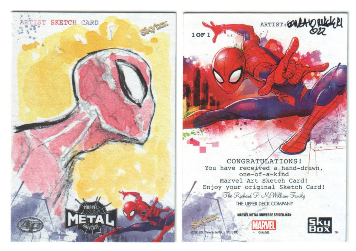 Spiderman by Gonzalo Ruggieri Sketch Card Auction by | Nerd Crawler