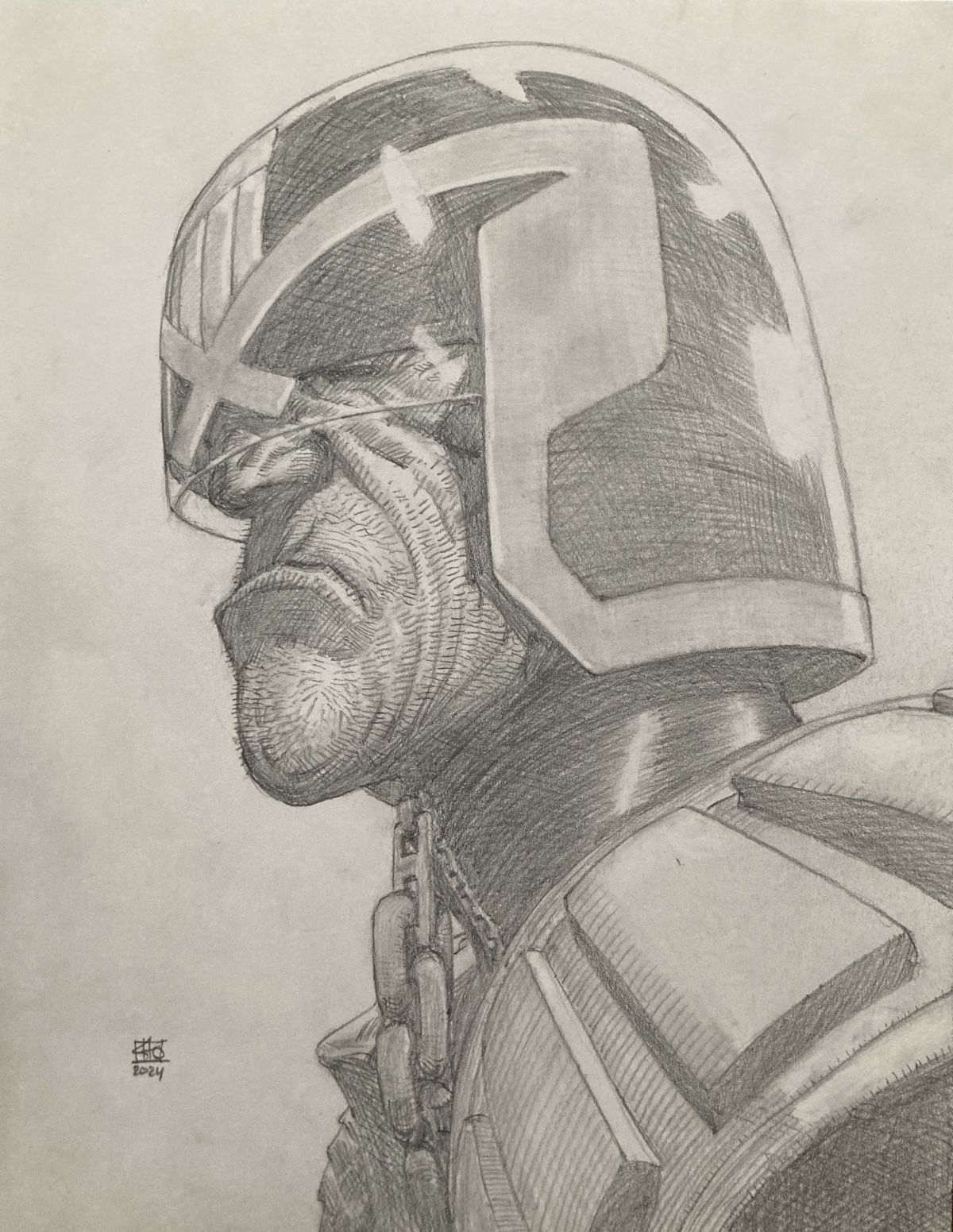 Judge Dredd!!! Original Comic Art Auction by Khoi Pham | Raremarq
