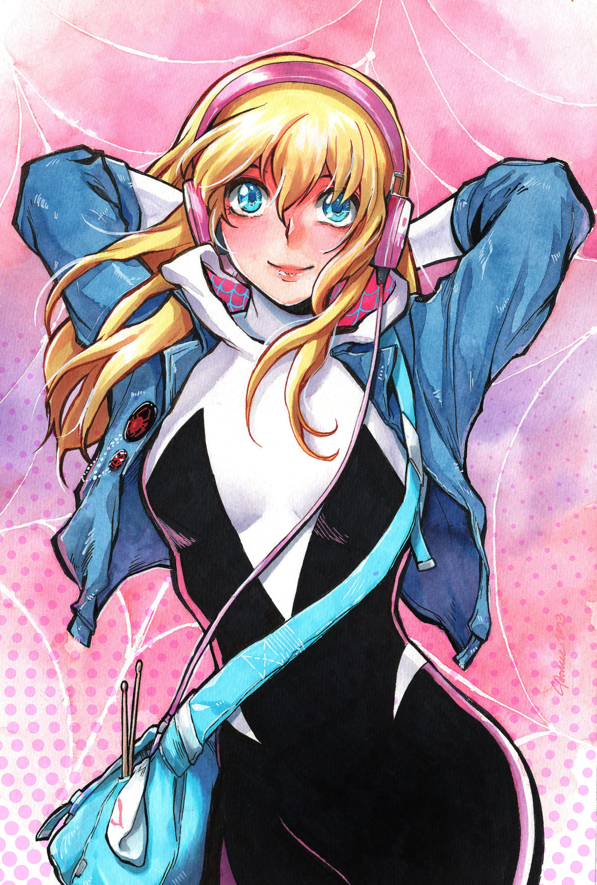 One Saowee Commission drawn at Osaka Comic Con 2025 | Nerd Crawler