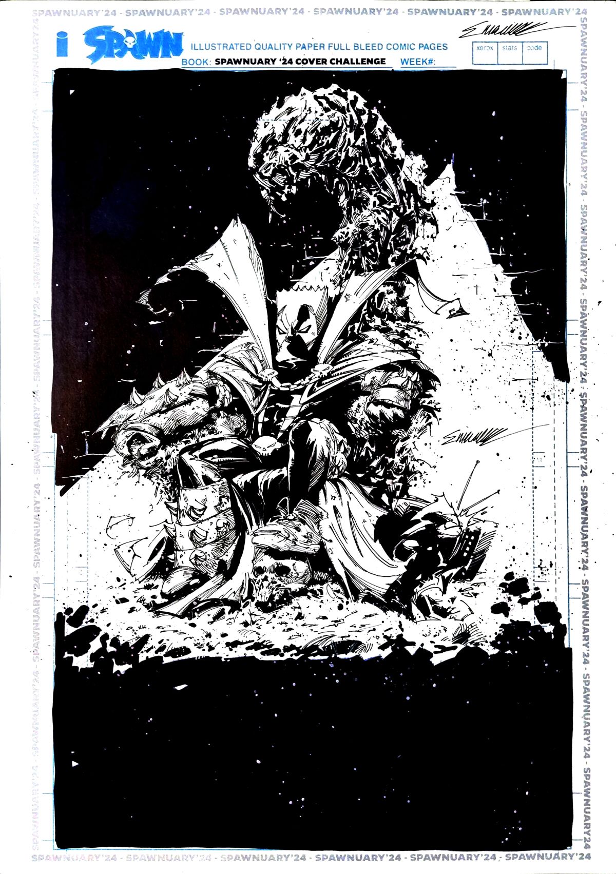 Spawnuary page bart Simpson Spawn by Manu Silva | Nerd Crawler