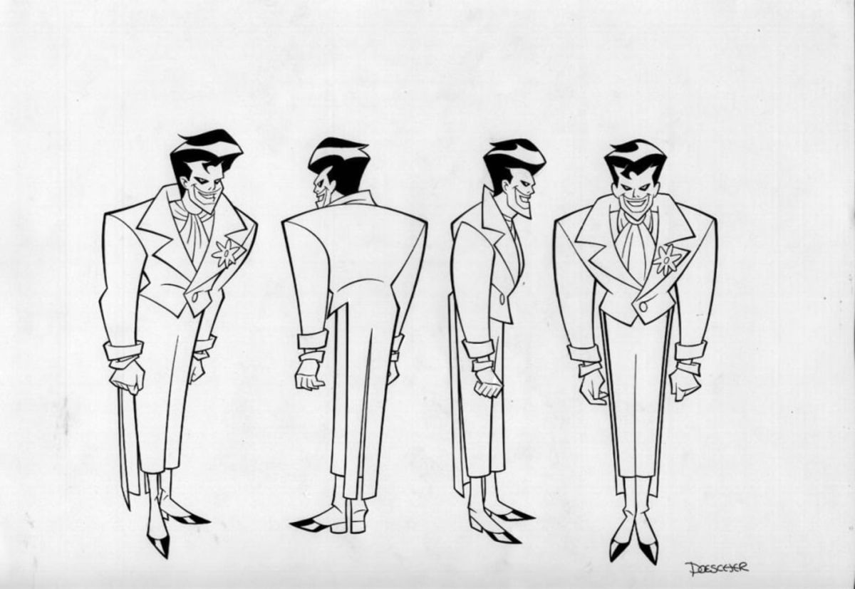 Batman Beyond Style Guide Joker in Artworkworld's | Nerd Crawler