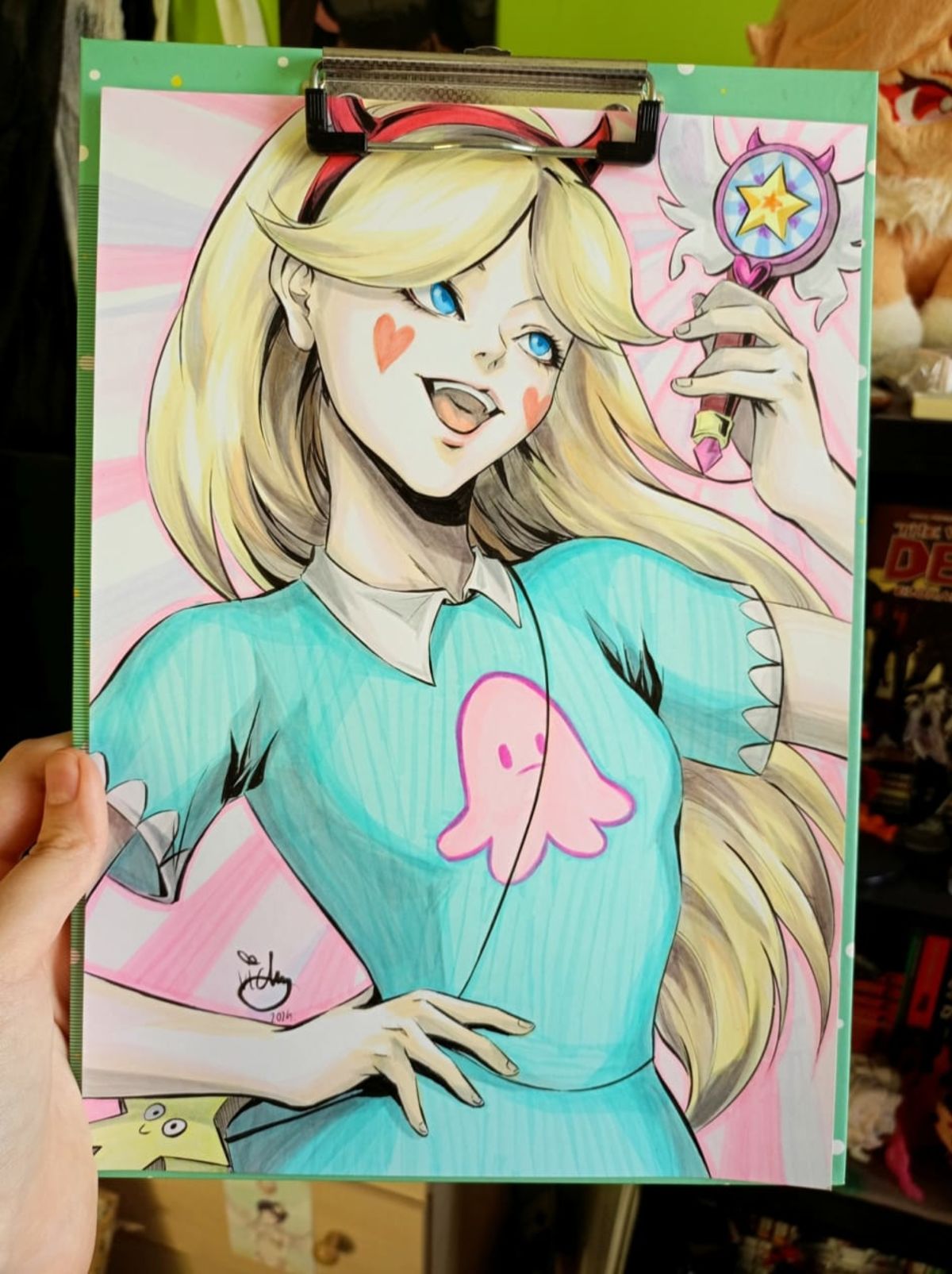 OCTOBER ART CHALLENGE - Star Butterfly Original Comic Art | Raremarq
