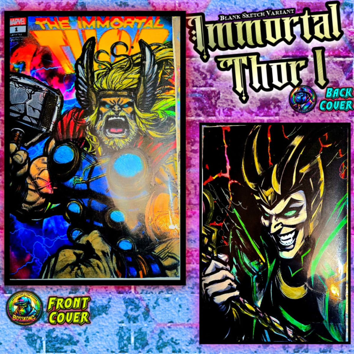 Immortal Thor 1 Original Comic Art Listed by BossKong | Raremarq
