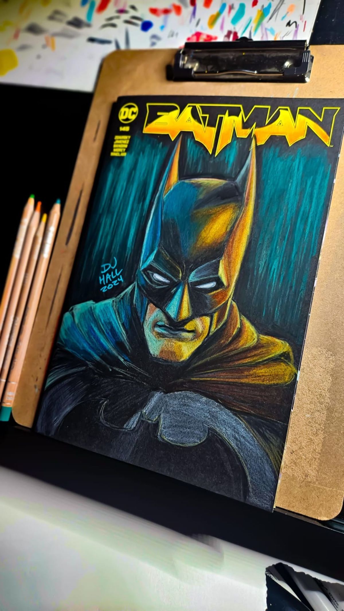 Batman Original Comic Art Auction by D. J. Hall | Nerd Crawler