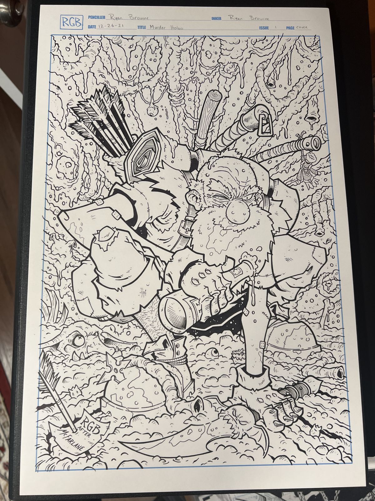 Murder Hobo by Ryan G. Browne Original Comic Art | Nerd Crawler