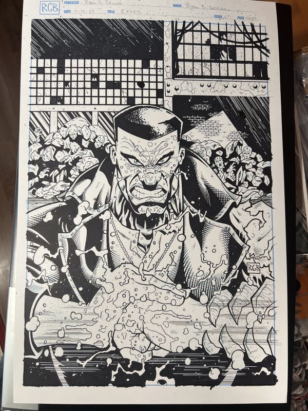 Exiled #1 Original Comic Art Auction by Ryan G. Browne | Raremarq