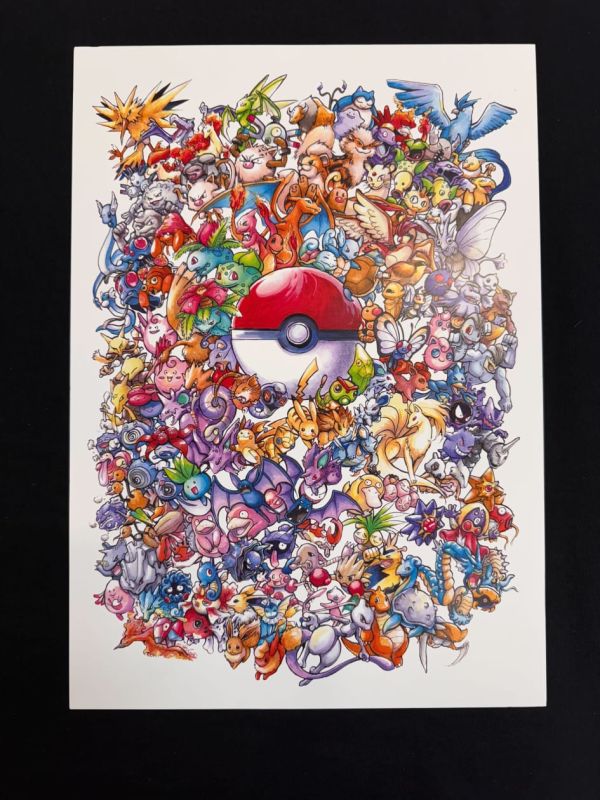 Pokeball Pokemon Piece by Rachta Lin Print Listed by Comic | Raremarq