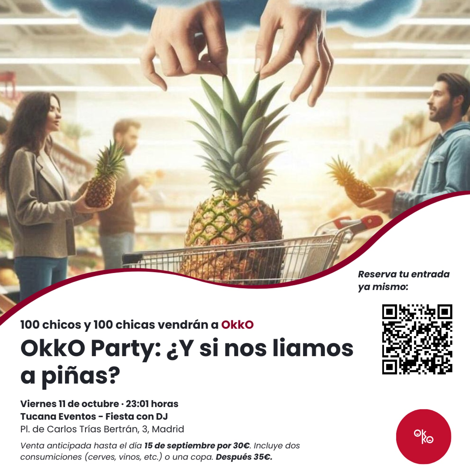 OkkO Party: ¿Y si nos liamos a piñas? 🍍🛒 | Culpass