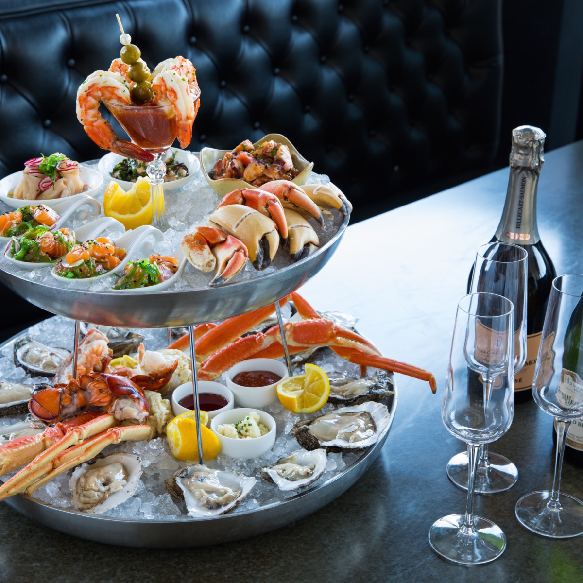 Heights-area seafood stunner sets sail with shellfish towers and gin ...