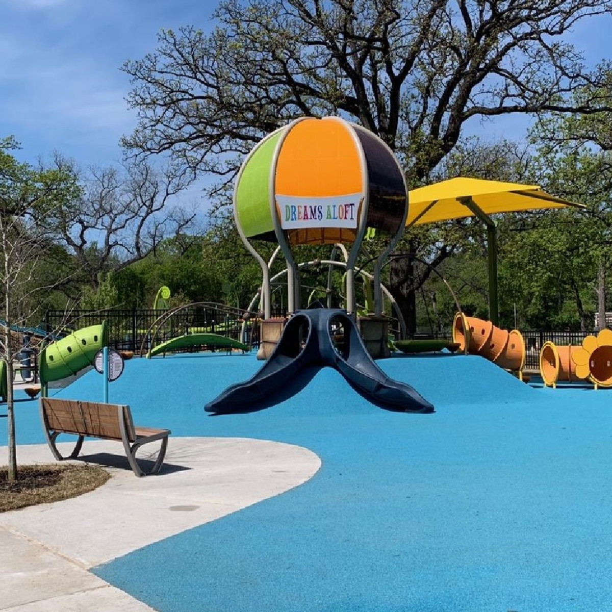 Everybody plays at innovative new all-abilities park in Fort Worth ...