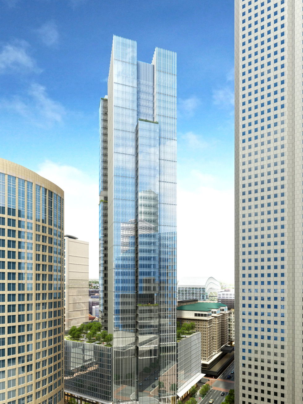 Striking new downtown tower reimagines old Houston Chronicle building ...