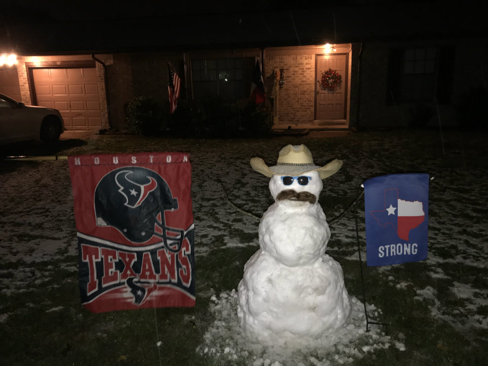 Catch our drift: Houstonians make the most of a rare snow day ...