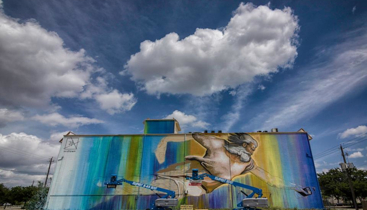 Graffiti finally gets its due: Towering mural honors street art's good ...