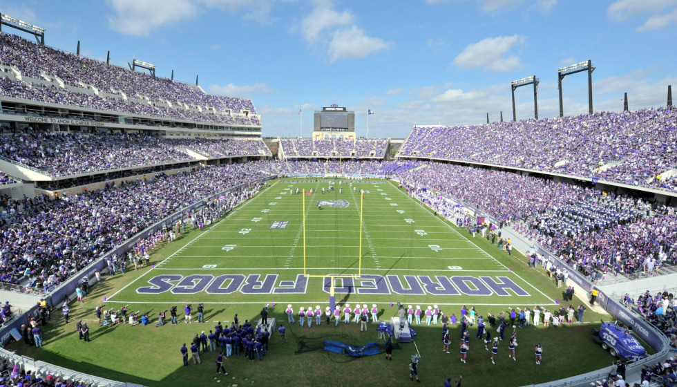 TCU Horned Frogs stadium gets props for being greenest in country ...