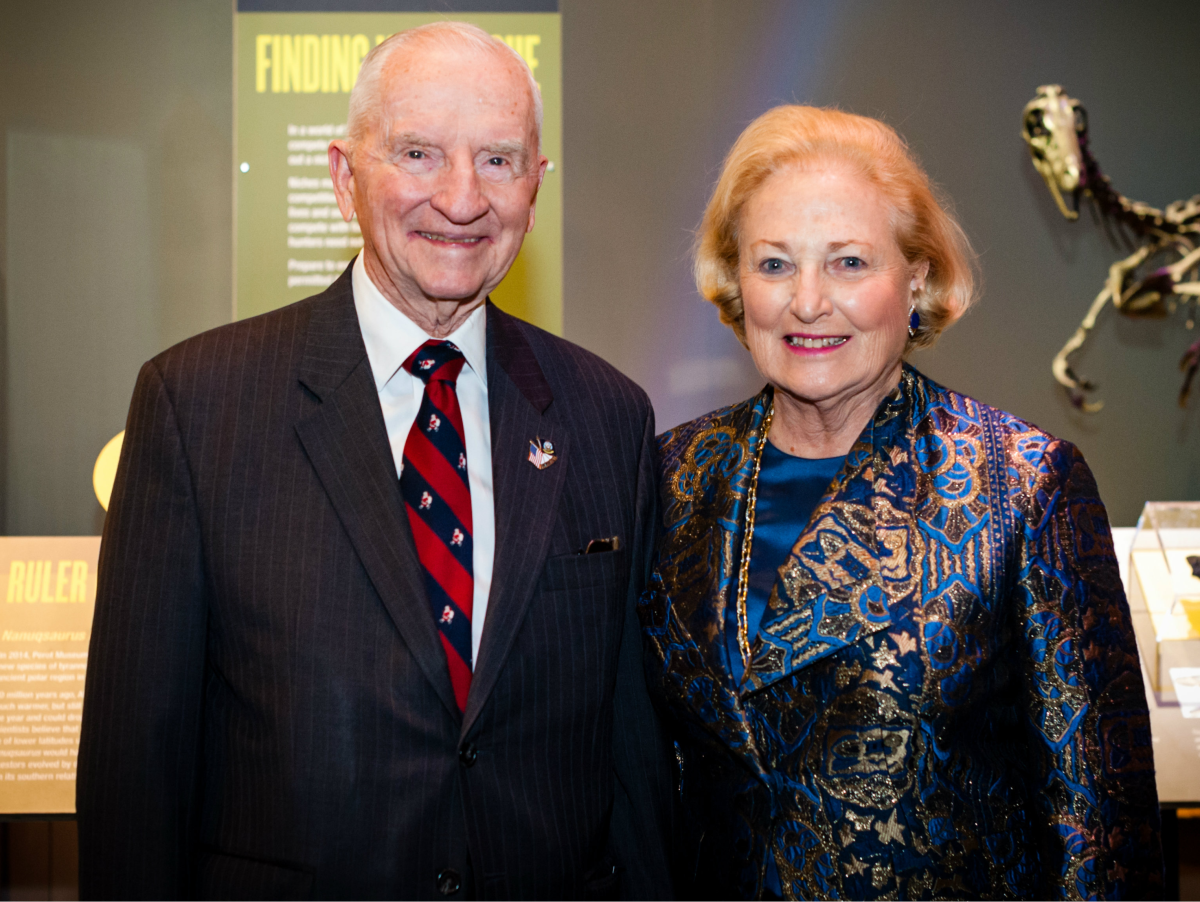 Perot patrons celebrate 5th anniversary at dino-mite Dallas party ...