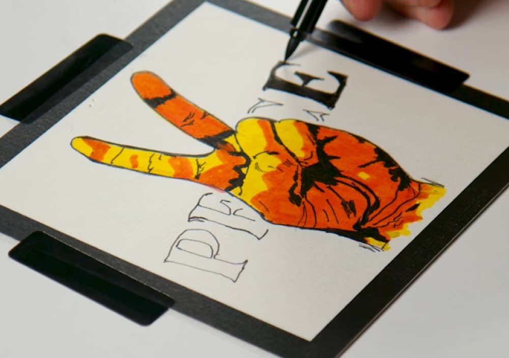 Adding Text To An Artwork - Cupixel