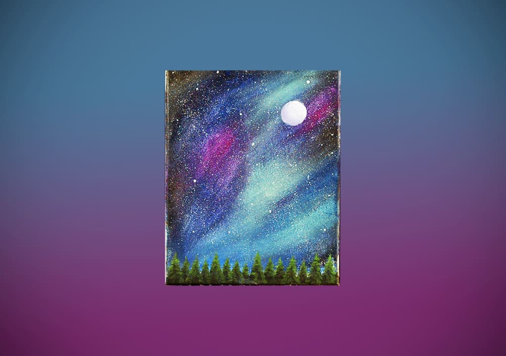 Simple Galaxy Painting - Cupixel