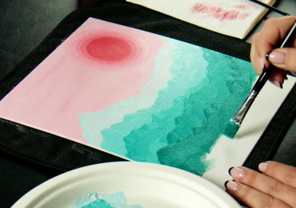 Minimalist Sunset - Cupixel