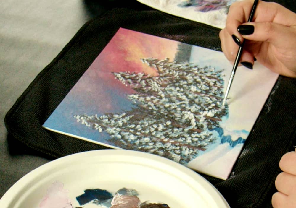 Pink Winter Sunset - Cupixel