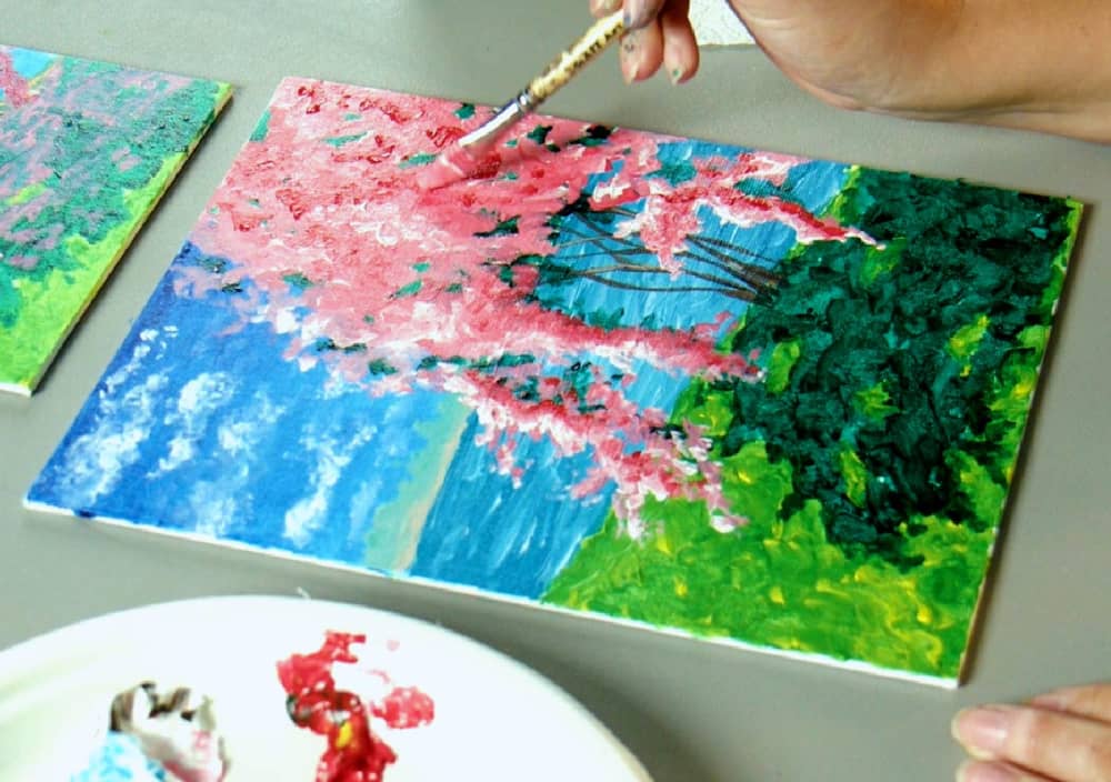 Cherry Blossom Landscape - Cupixel