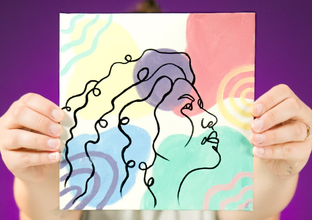 Live Replay: Abstract Contour Drawing - Cupixel