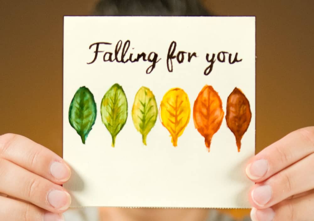 DIY Fall Greeting Card With Smart Trace - Cupixel