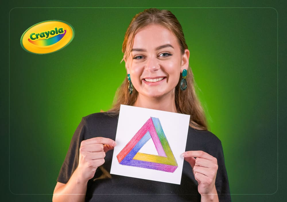 The Impossible Triangle- Crayola - Cupixel