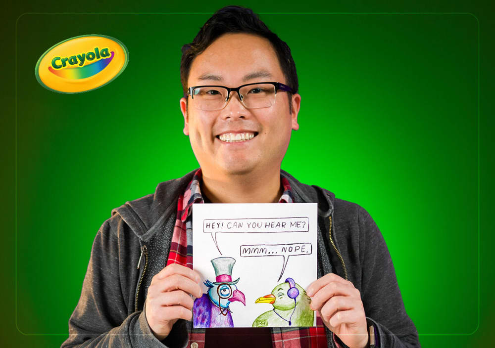 Cartoon Comics: Bird Buddies - Cupixel