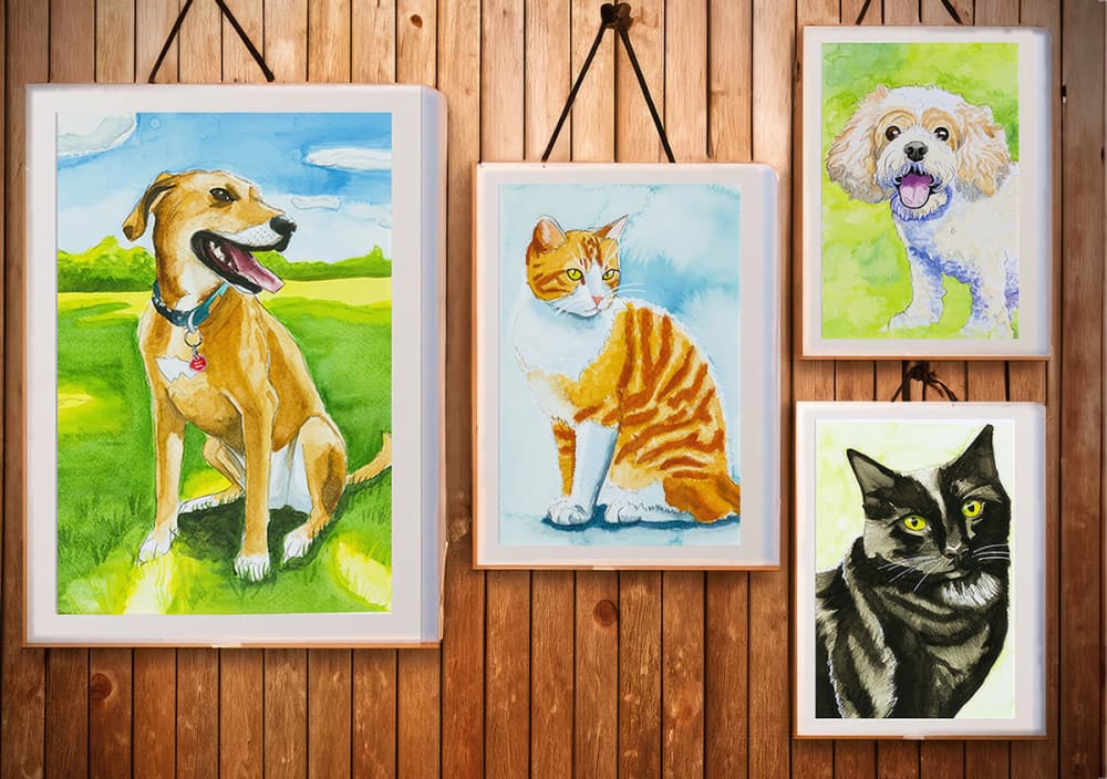 Intro To Watercolor Pet Portrait Painting - Cupixel
