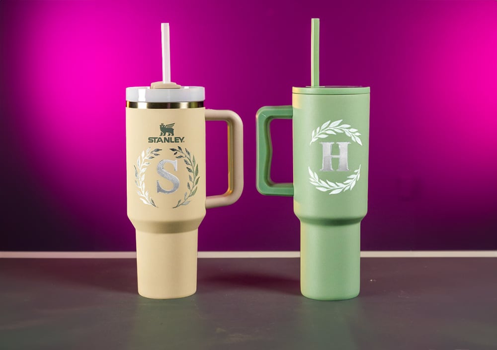 Customize Your Tumbler - Initial On Stanley Cup - Cupixel