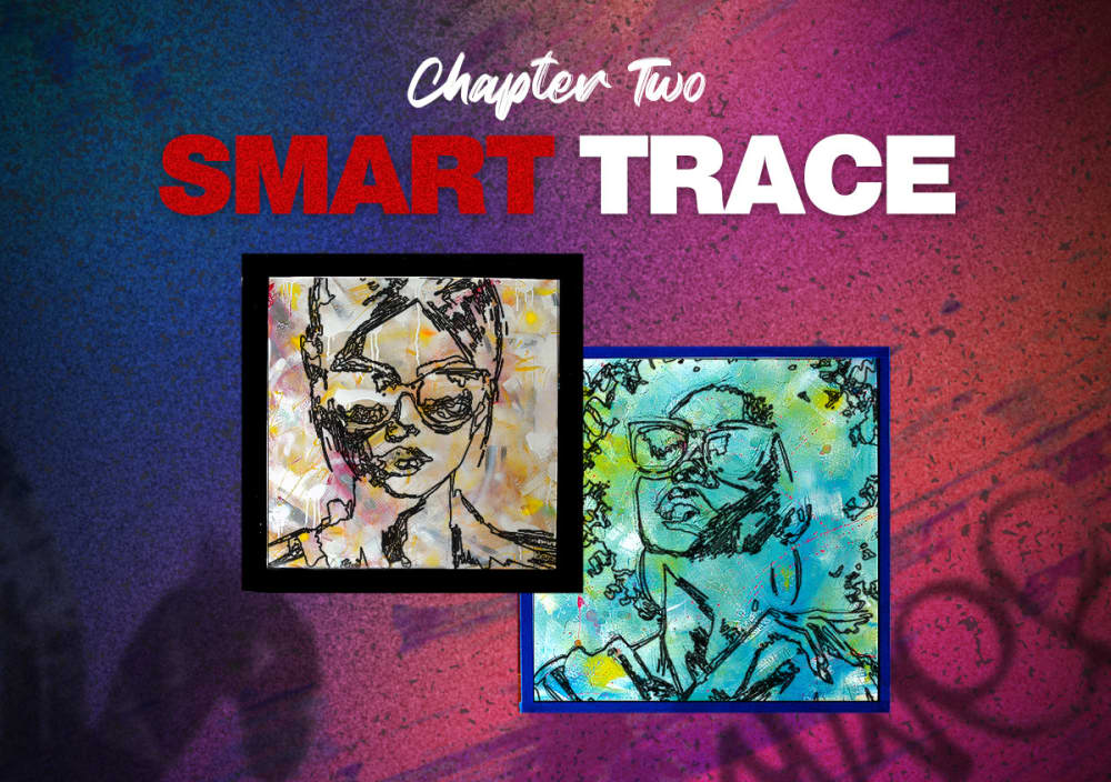 Street-Style Portrait Painting: 2 - Tracing - Cupixel