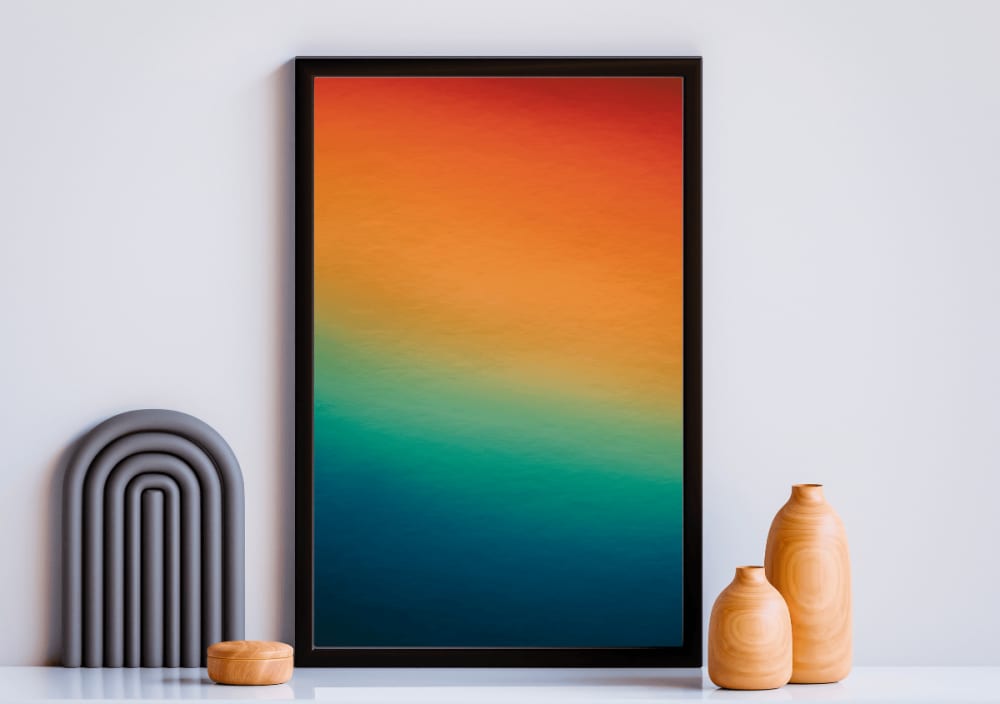 Creative Break Replay: Acrylic Color Gradient Practice - Cupixel