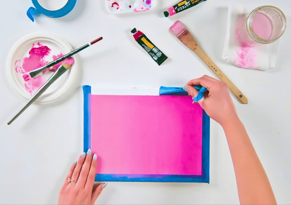 Masking Tape Hack For Clean Paint Edges - Cupixel