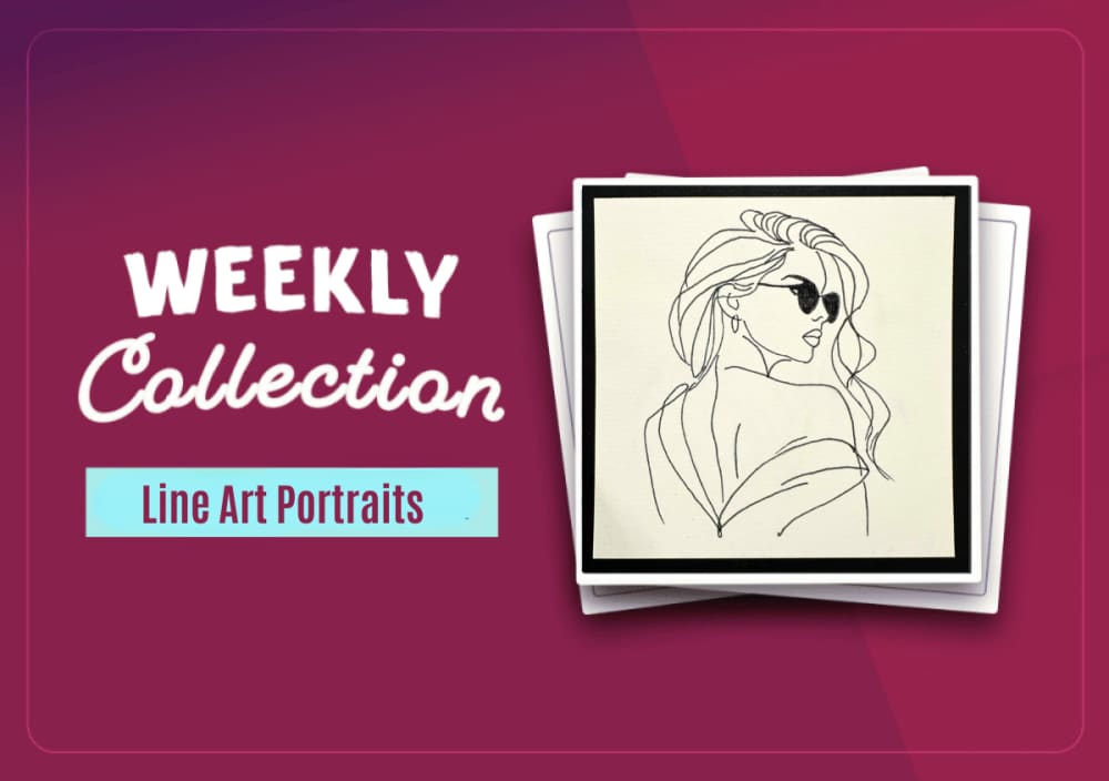 Line Art Portrait Collection - Cupixel
