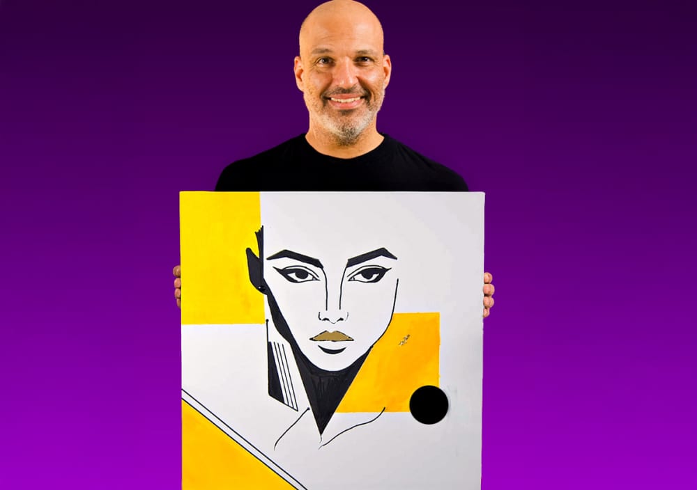 Intro: Abstract Minimalist Portrait - Cupixel