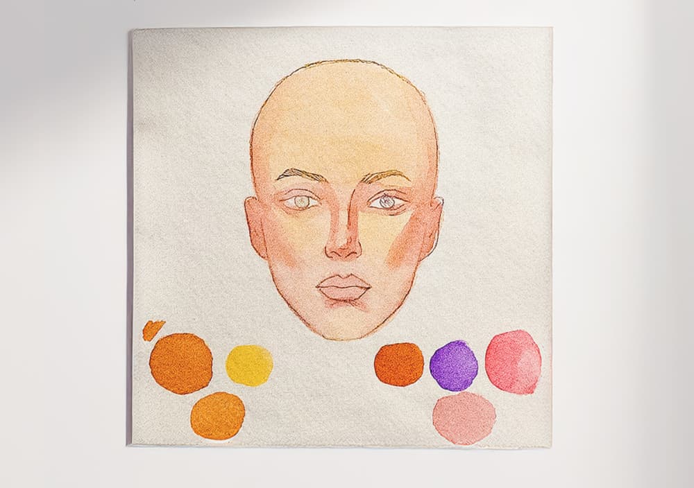 Watercolor Skin Tones: Medium/Tan Color Mixture - Cupixel