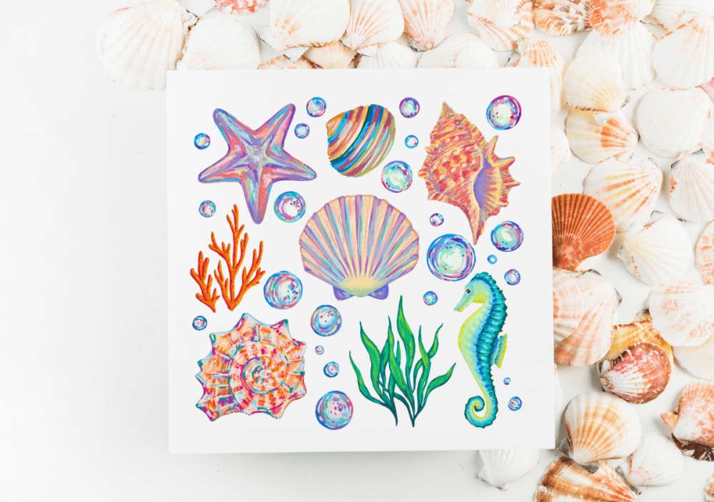 Live Replay: Expressive Seashell Art - Cupixel